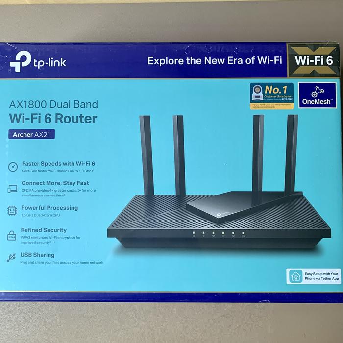 Jual Tplink Tp Link Archer AX21 AX1800 Wifi 6 Router not AX20 AX10 ...