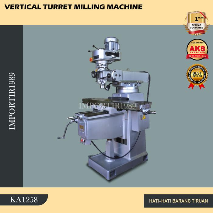 Jual Mesin Milling Vertical Turret Milling Machine 5Hp Importir ...