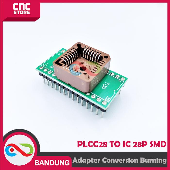 Jual ADAPTER CONVERSION BURNING SEAT PLCC28 TO IC 28P SMD - Kota ...