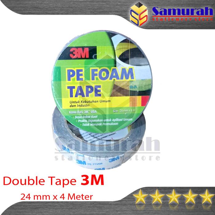 Jual Double Tape Busa 3M 1 Inch ORI / Foam Tape 24 mm / Dobel Tip 1" 2 ...