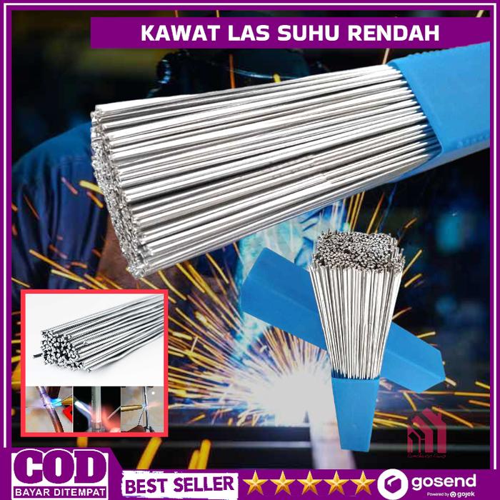 Jual Kawat Las Timah Aluminium Suhu Rendah Manual Kuat Elektrode ...