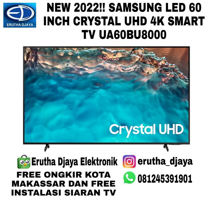 Jual SAMSUNG LED 60 Inch Smart 4K Crystal UHD TV 60BU8000 - Kota ...