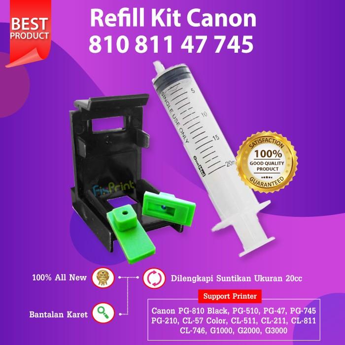 Jual Refill Kit Alat Penyedot Canon PG 810 CL 811 vacum sedot tinta ...