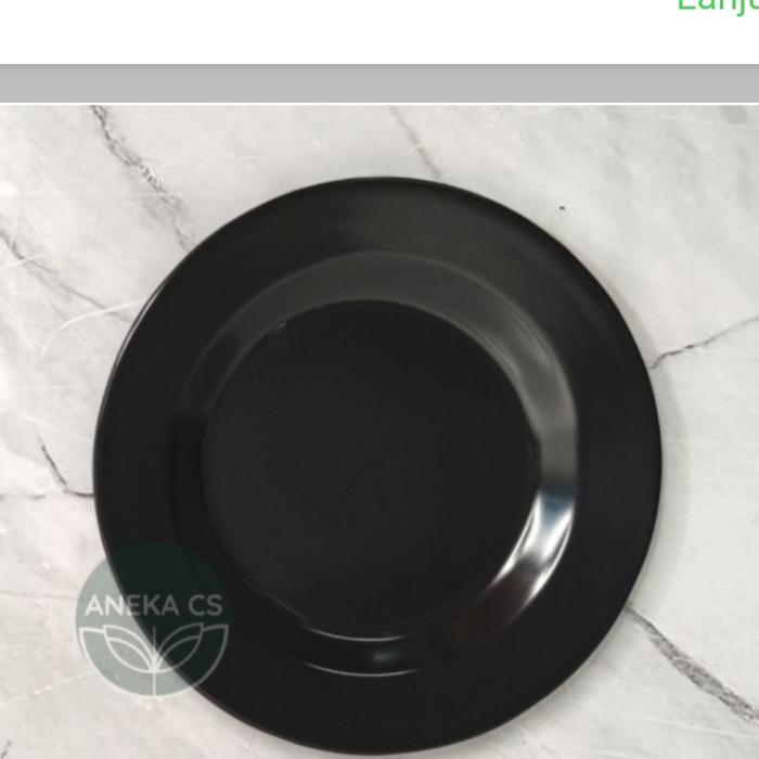Jual Piring Melamin Ceper 7" | Piring Hitam Unica Piring Lauk Sayur ...