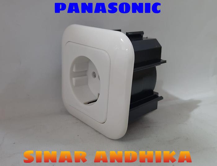 Jual Stop Kontak Panasonic Single Cp Putih+Inbow Dus Wejp1121-7 ...