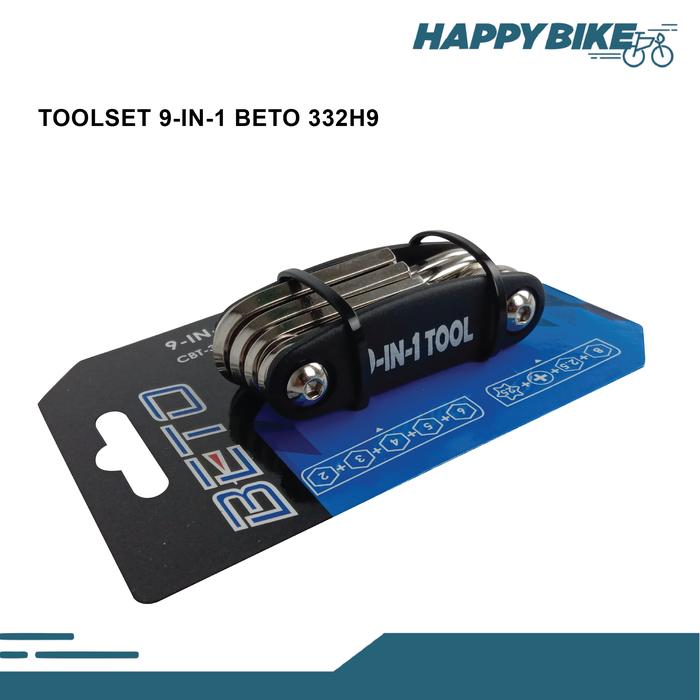 Promo BETO Tool Set 9 IN 1 CBT - 332H9 Kunci L Sepeda Lipat MTB Road Bike - Jakarta Selatan ...