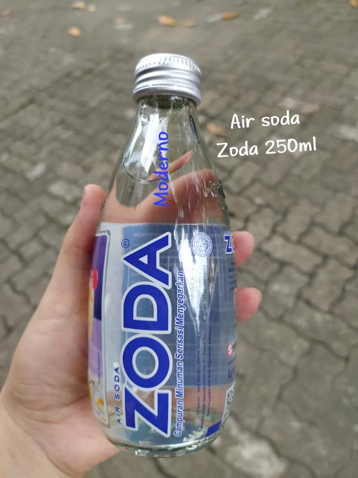 Jual Zoda air soda 250ml - satuan - Jakarta Barat - Moderno1 | Tokopedia