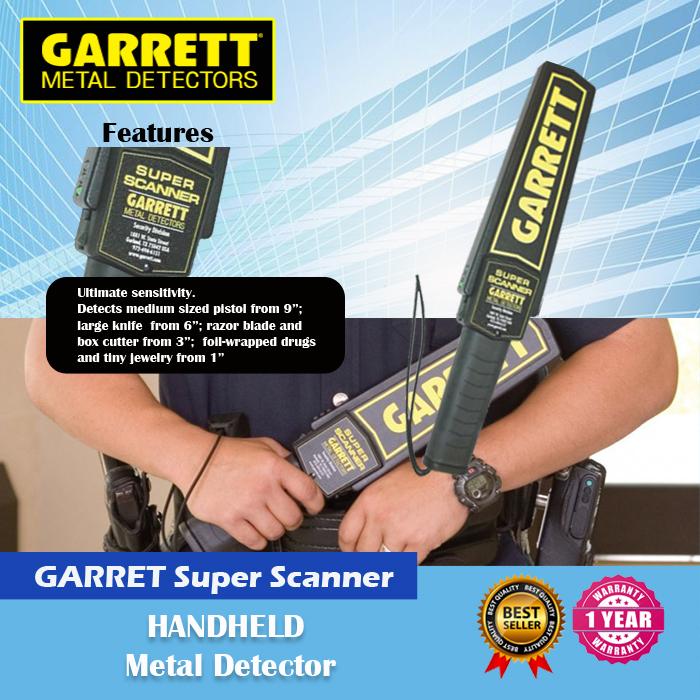 Jual Garret HandHeld Metal Detector Super Scanner USA - Jakarta Selatan ...