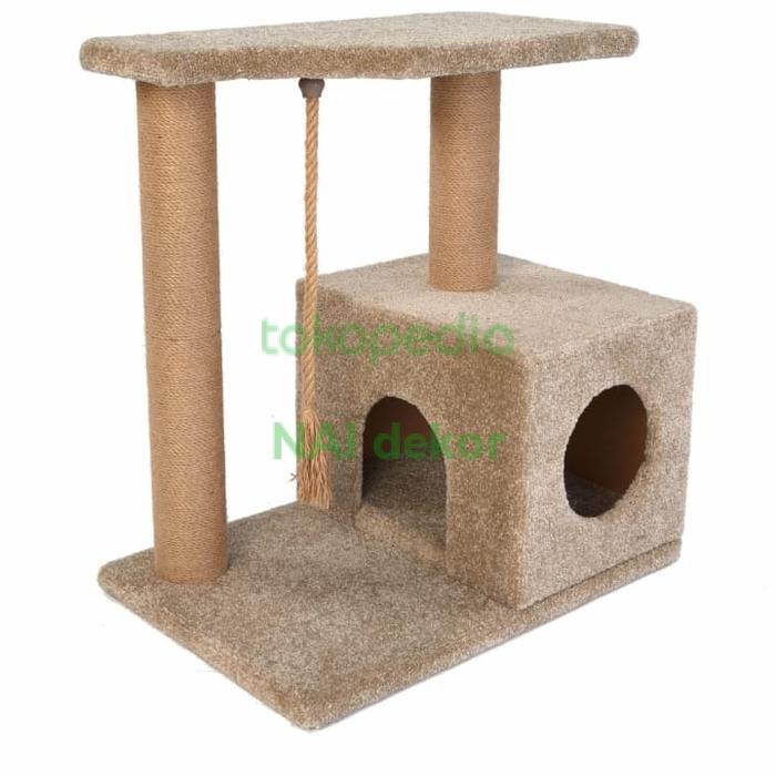 Promo rumah kucing kandang kucing for kitten garukan kucing cat condo ...
