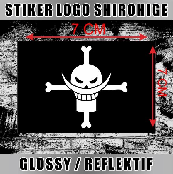 Jual STIKER WHITEBEARD CUTTING STIKER LOGO SHIROHIGE ONE PIECE - Putih ...