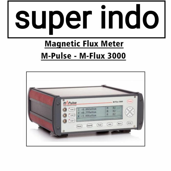 Jual flux meter merk M-Pulse model M-Flux 3000 made in Germany ...