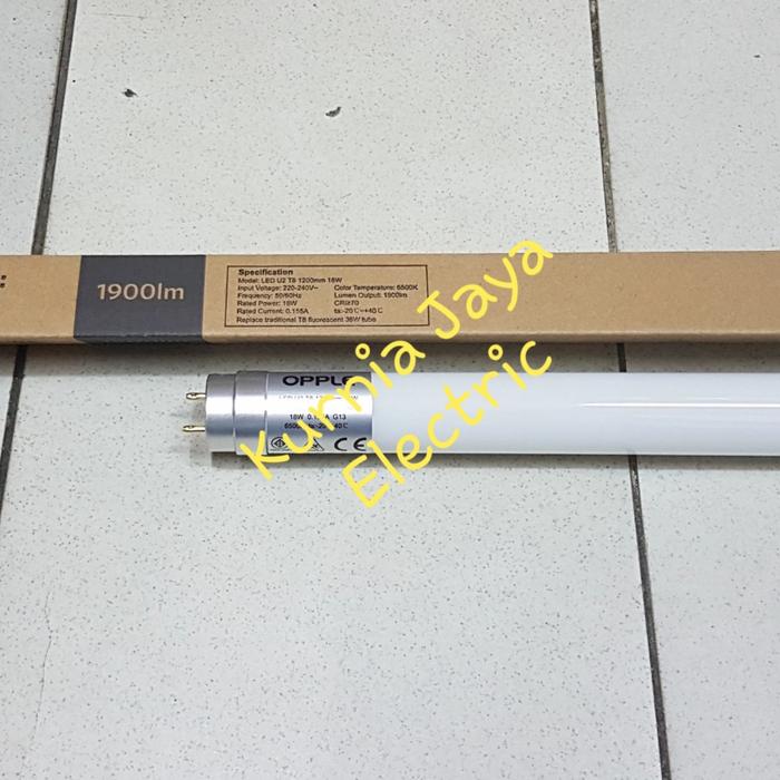 Jual OPPLE Lampu TL LED Tube Light Neon T8 18W Putih U2-DBL 120CM ...