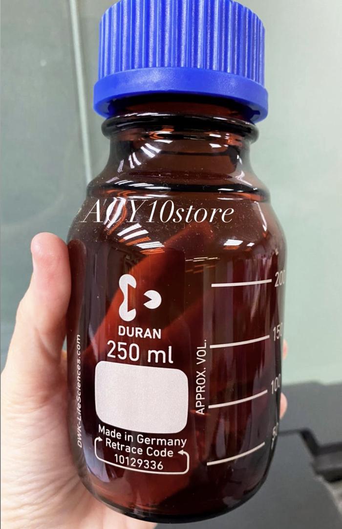 Jual Laboratory Bottle / Botol Lab DURAN Amber 100ml, 150ml, 250ml ...