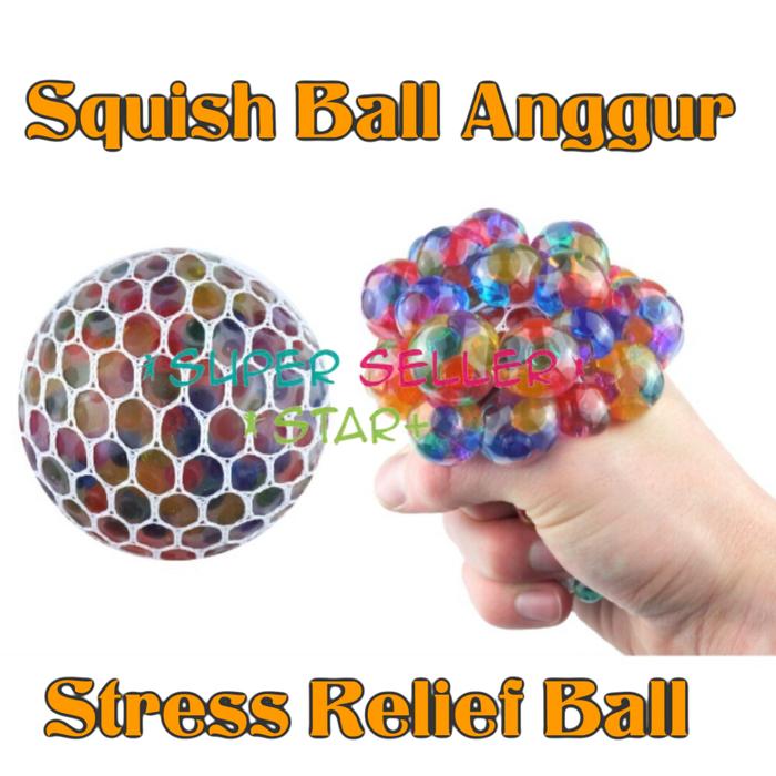 Jual Mesh Squish Ball Stress Ball Mainan Edukasi Anti Stres Mainan ...