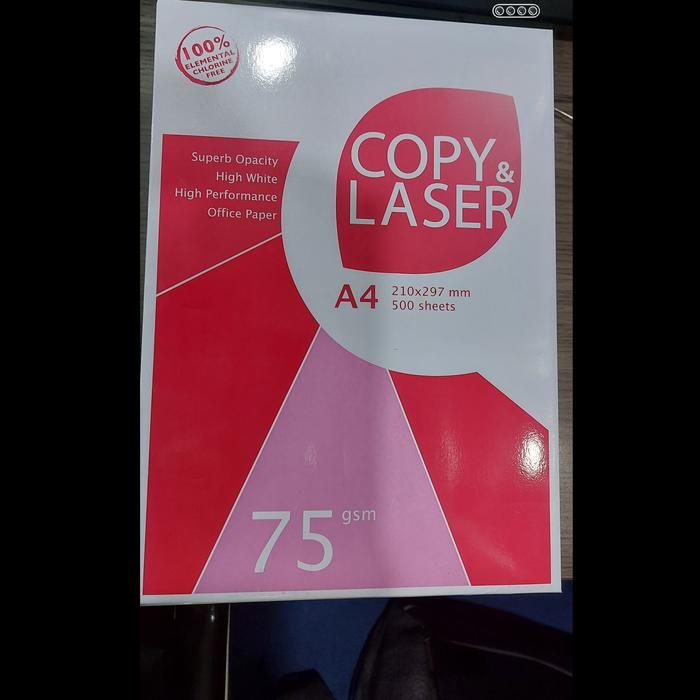 Jual Kertas A4 Copy Laser Paper 75gsm 1Rim(500lembar) - Kota Tangerang ...
