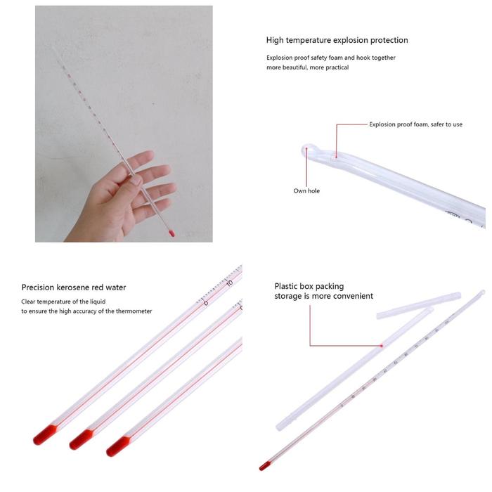 Jual Termometer Batang (-10 s/d 110 Celcius) Alat Ukur Suhu Air ...