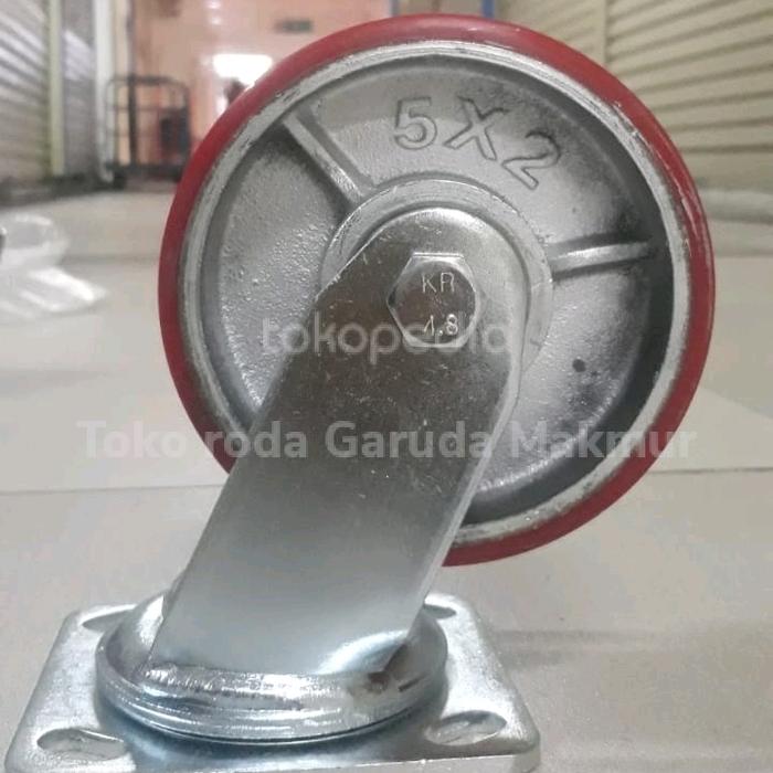 Jual roda pu heavy duty 5 inch hidup - Jakarta Barat - Toko roda Garuda ...