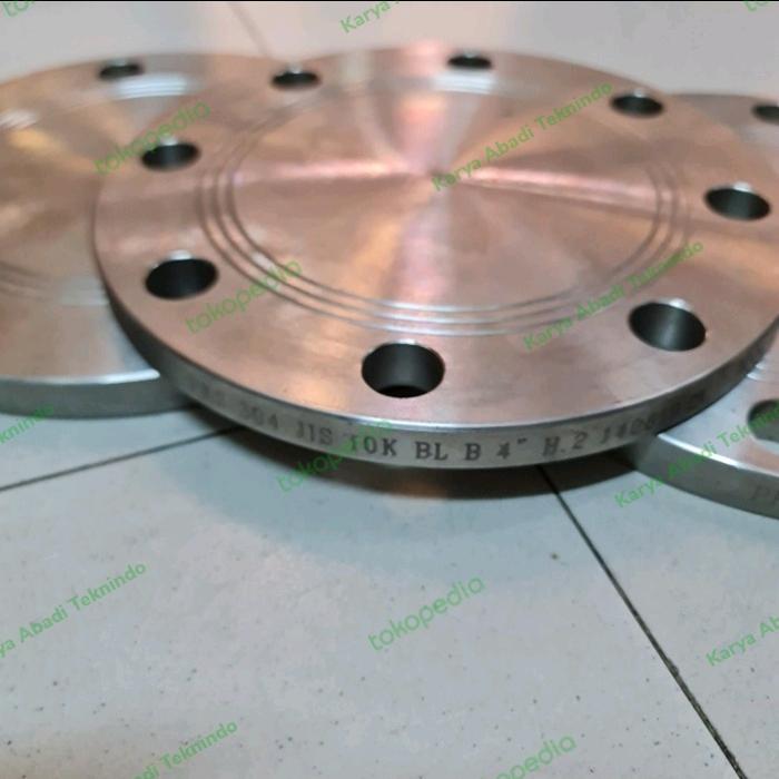 Jual Blind Flange Stainless Jis 10K 6" inch / Flange Buta SS304 Jis 10K ...