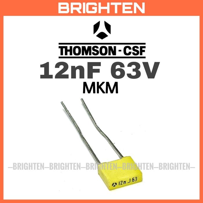 Jual Thomson Kapasitor MKM 12nF 63V Metallized Polyester Film Capacitor ...