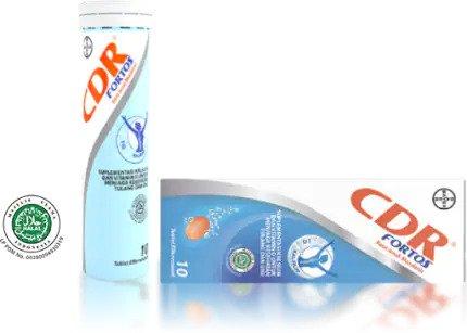 Jual CDR FORTOS EFFERVESCENT ISI 10 TABLET SUPLEMEN TULANG DENGAN ...