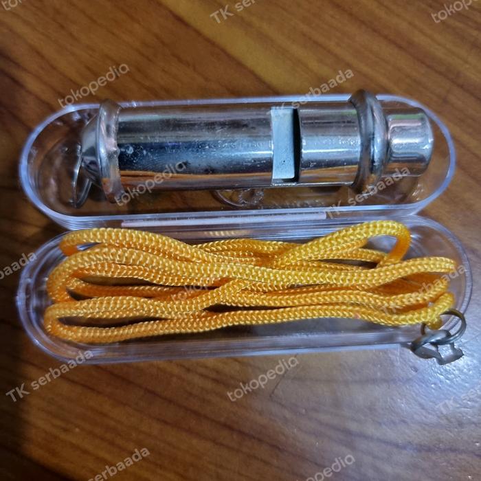 Jual peluit pramuka besi/peluit pramuka steinlis/peluit pramuka tali ...