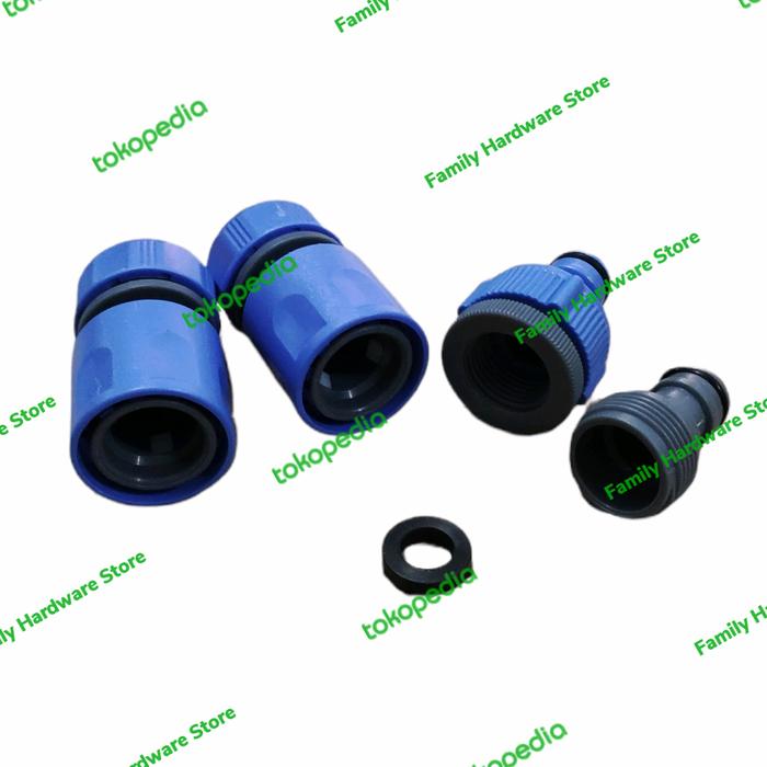 Jual Massawa PVC Couplings kopling sambungan selang air paket 1/2" dan ...