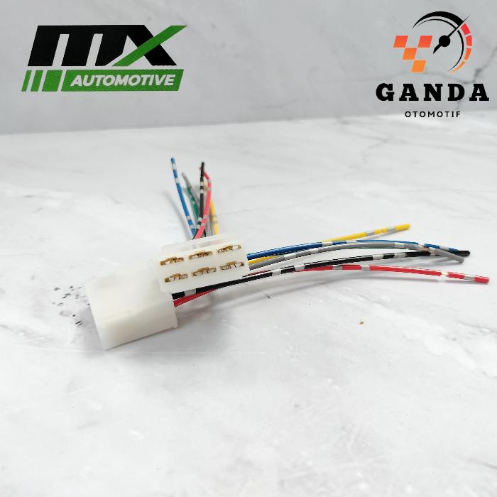 Jual SOCKET / SOKET SAMBUNG KABEL 6 PIN BESAR + KABEL BINTIK - CEWE ...