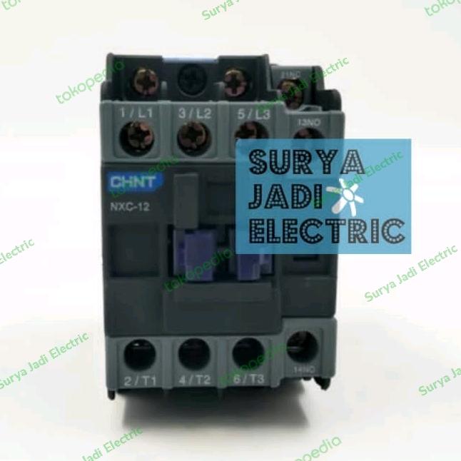 Jual Contactor CHINT NXC-12 400V Kontaktor CHINT NXC 12 5,5KW 3 Phase 400V - Kota Medan - Surya ...