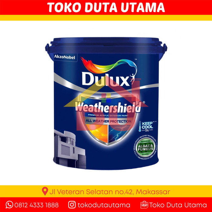 Jual Cat Dulux Weathershield Ukuran 20 Liter (BRILIANT WHITE ) - Kota ...