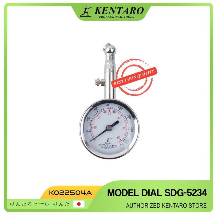 Jual ALAT UKUR ANGIN BAN KOMPRESOR MODEL DIAL SDG-5234 KENTARO JAPAN ...