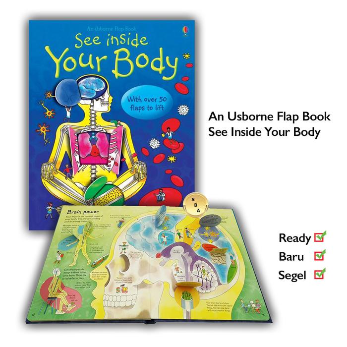 Jual Buku See Inside Your Body Usborne With Over 50 Flaps To Lift Di ...