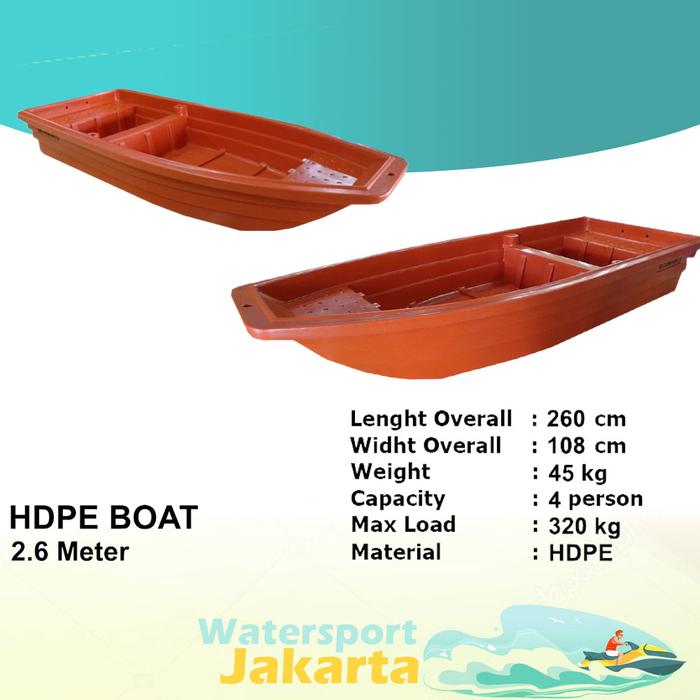 Jual Perahu Plastik Bahan HDPE Untuk Proyek dan Rescue Kapasitas 4 ...