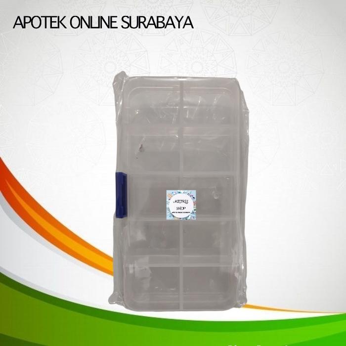 Jual Kotak Obat 10 Sekat/ Tempat Vitamin - Kota Surabaya - MeJiKu Shop ...