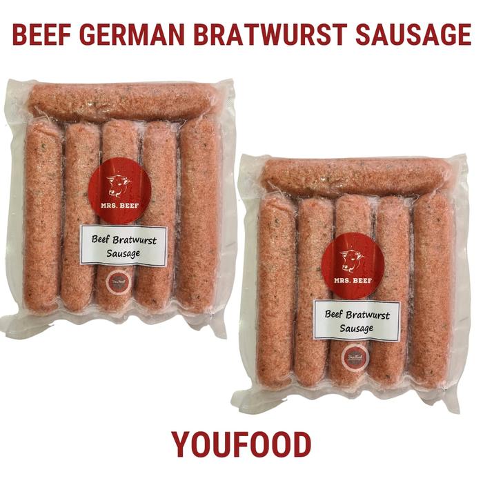 Jual Premium Beef German Sausage / Sosis Bratwurst / Sosis Jerman 500gr ...
