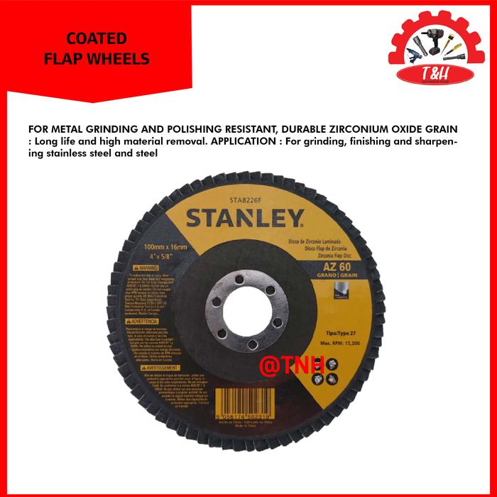 Jual STANLEY COATED FLAP WHEELS 60mm - Jakarta Barat - Tool & Hardware ...