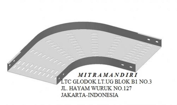 Jual HORIZONTAL ELBOW TRAY 100X50 - Jakarta Barat - MITRA MANDIRI KABEL ...