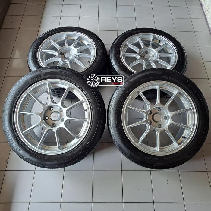 Jual Velg Mobil R17 Wedsport TC105N Silver+Ban Achilles 215/55R17 Like ...