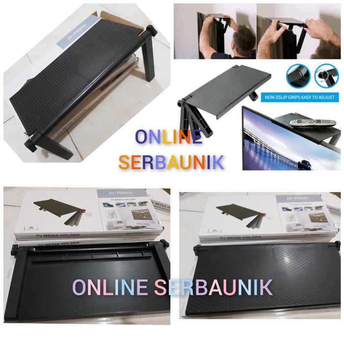 Jual TV MEDIA HOLDER RAK AMBALAN MULTIFUNGSI MONITOR TV SCREEN TOP ...