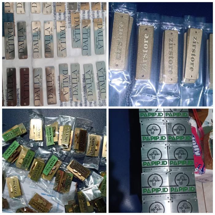 Jual label plat stainless custom - Kota Tangerang Selatan - Rafa Rifa ...