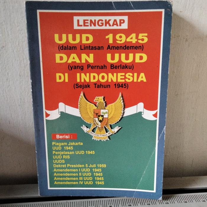 Jual Lengkap Uud 1945 Dan Uud Di Indonesia Dalam Lintasan Amendemen Di ...