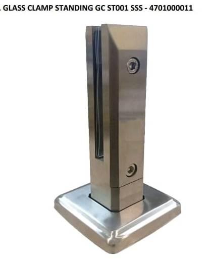 Jual Glass Clamp Standing GC ST001 Klem Kaki Spigot Kaca Dekkson GC ST ...