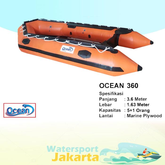 Jual Perahu Karet Rescue Standar BASARNAS dan BNPB OCEAN 3.6mtr Kap 6 ...
