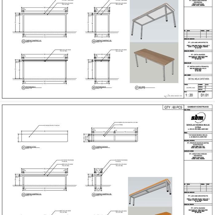 Jual custom meja set cafe 180x60 dan kursi retro industrial - Kota ...