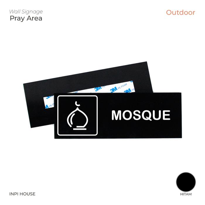 Jual mosque signage board - logo mushola - mosque - acrylic sign - Kota ...