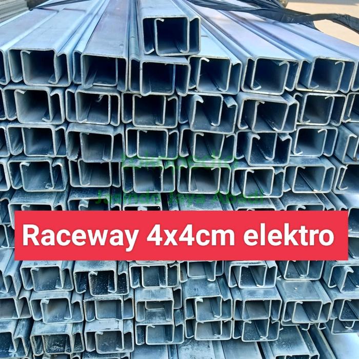 Jual Raceway 40x40x3000mm ( 4x4 cm ) Electro Galvanized - Jakarta Barat ...
