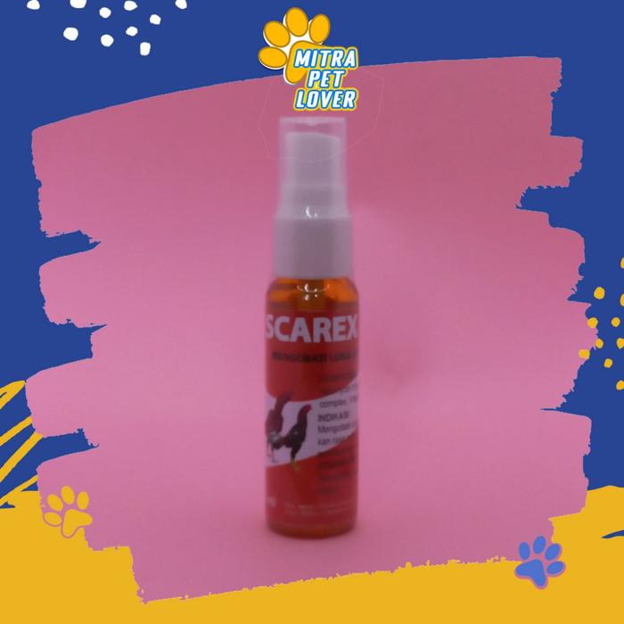 Jual OBAT SEMPROT OBATI LUKA SAKIT & INFEKSI AYAM ADUAN - SCAREX SPRAY ...