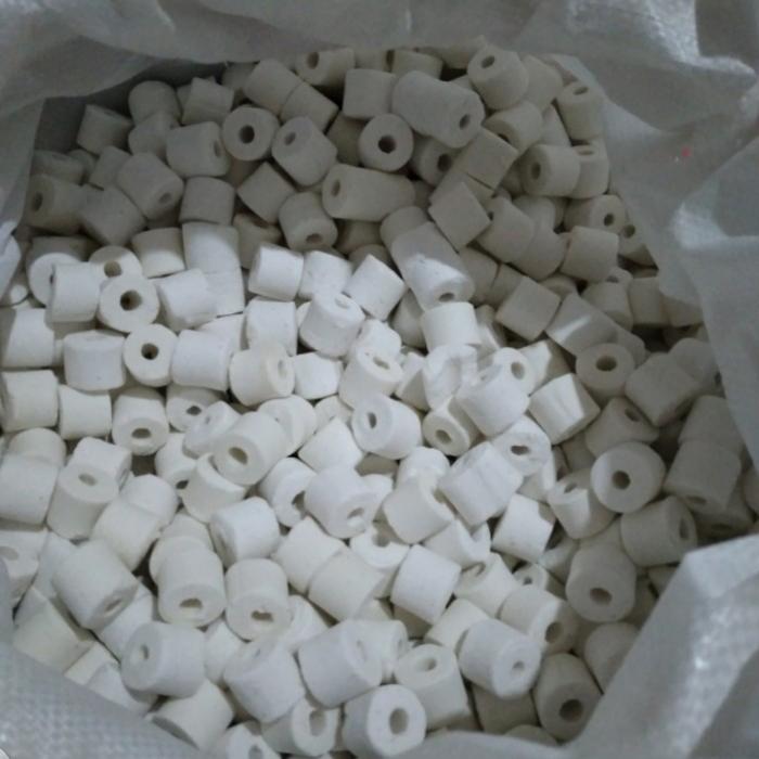 Jual bioring bio ceramic ring media filter kolam aquarium berat 1 kg ...