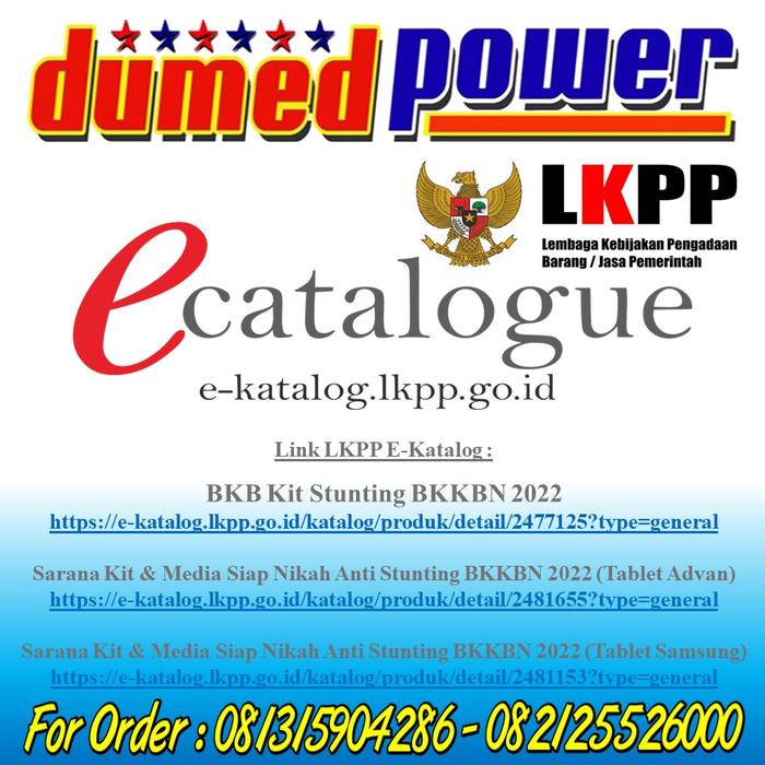 Jual Jual BKB Kit Stunting & Kit Siap Nikah E-Katalog 5.0 DUMEDPOWER 2022 - Jakarta Pusat ...