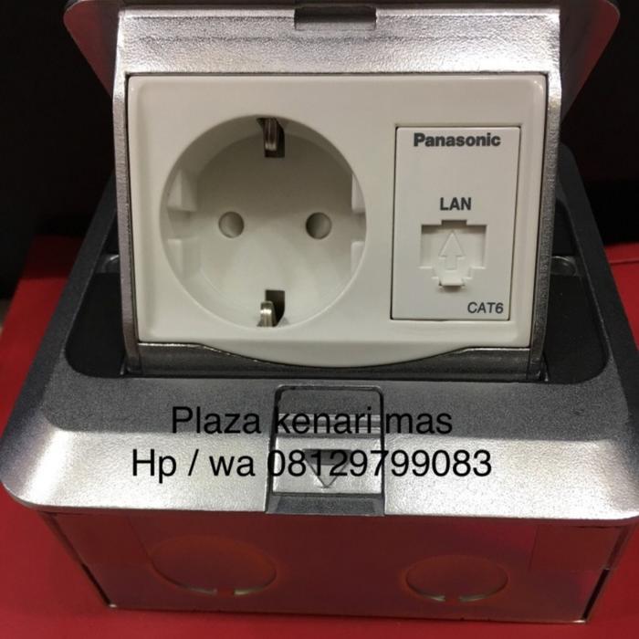 Jual Floor Soket Hdmi Panasonic Stop Kontak Arde Lantai Hdmi Panasonic Arde Cat6 Jakarta