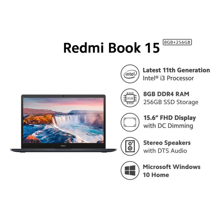 Jual Xiaomi Laptop RedmiBook 15 Layar 15.6 inch FHD 8GB 512GB SSD ...